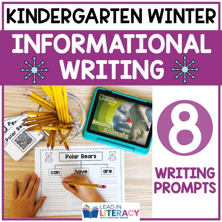 Writing Archives - Lead in Literacy - Resources For Kindergarten, 1st ...