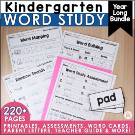 Weekly Word Study Units for K-3 - Lead in Literacy - Resources For ...