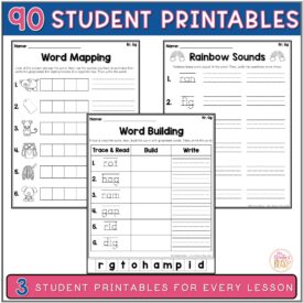 Kindergarten Word Study Printables & Assessments BUNDLE - editable ...