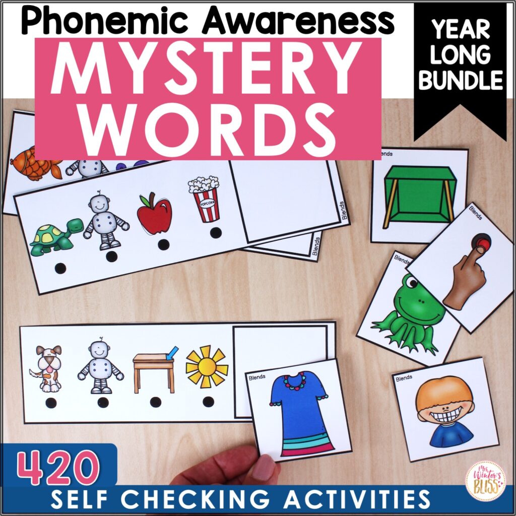 Mystery Words - Phonemic Awareness Games - BUNDLE - Lead in Literacy ...