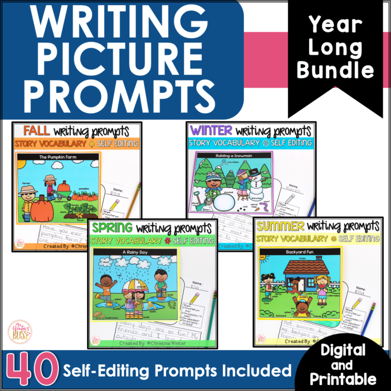 Writing Picture Prompts for Elementary Kids - Lead in Literacy ...