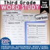 Weekly Word Study Units for K-3 - Mrs. Winter's Bliss - Resources For ...