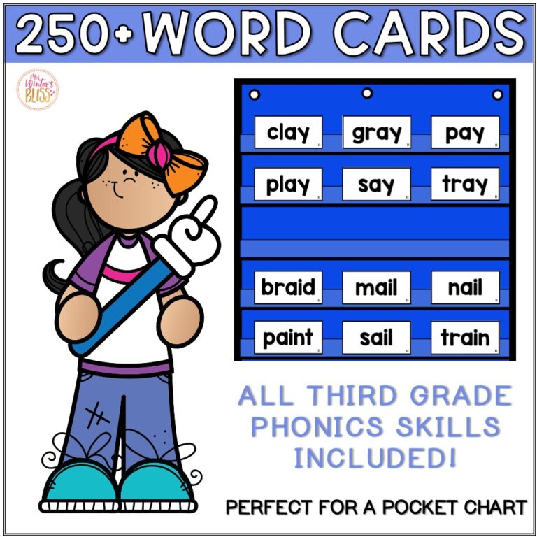 3rd Grade Word Study Printables, Word Cards & MORE - editable {yearlong ...