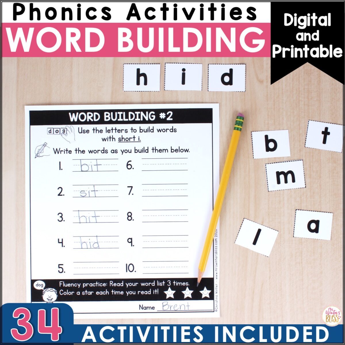 The Best Word Building Phonics Activities - Lead in Literacy ...