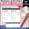 Using Word Sorts for Phonics Instruction - Lead in Literacy - Resources ...