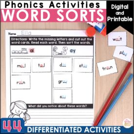 Using Word Sorts for Phonics Instruction - Lead in Literacy - Resources ...