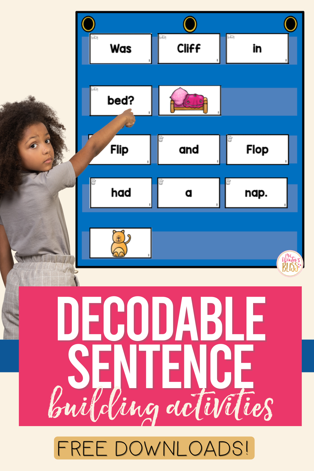 Decodable Sentence Building - Lead in Literacy - Resources For ...