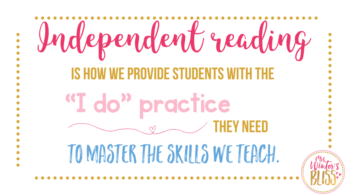 The Benefits of Independent Reading - Lead in Literacy - Resources For ...