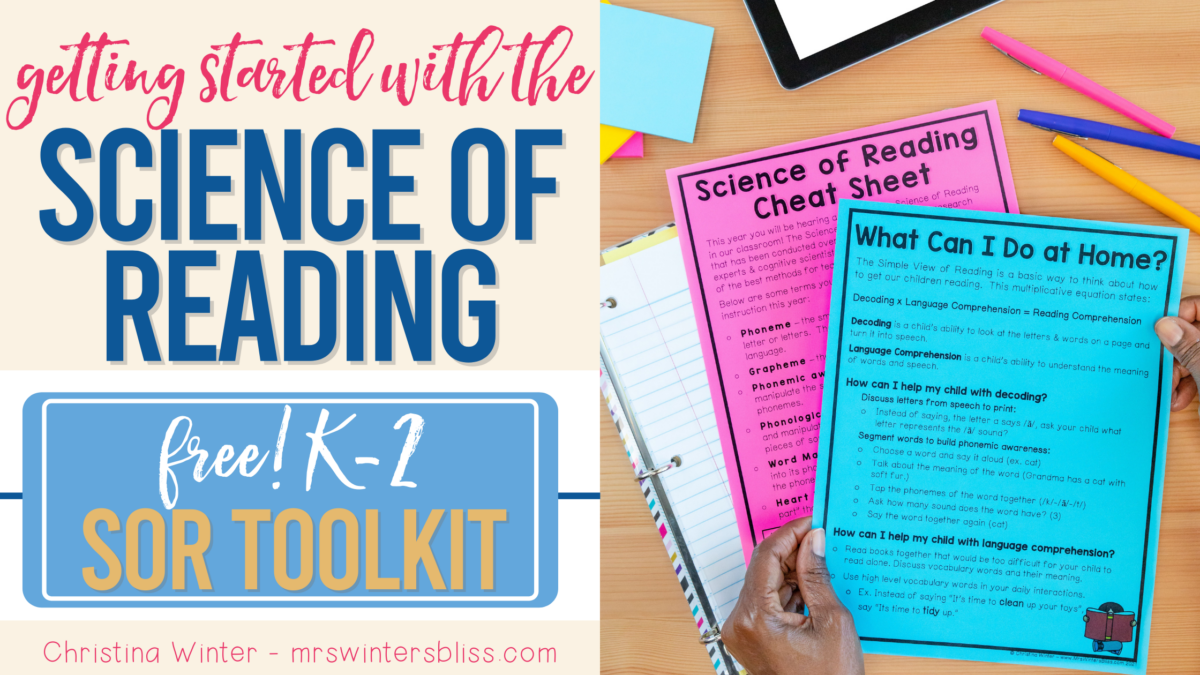 Getting Started with the Science of Reading - Lead in Literacy ...