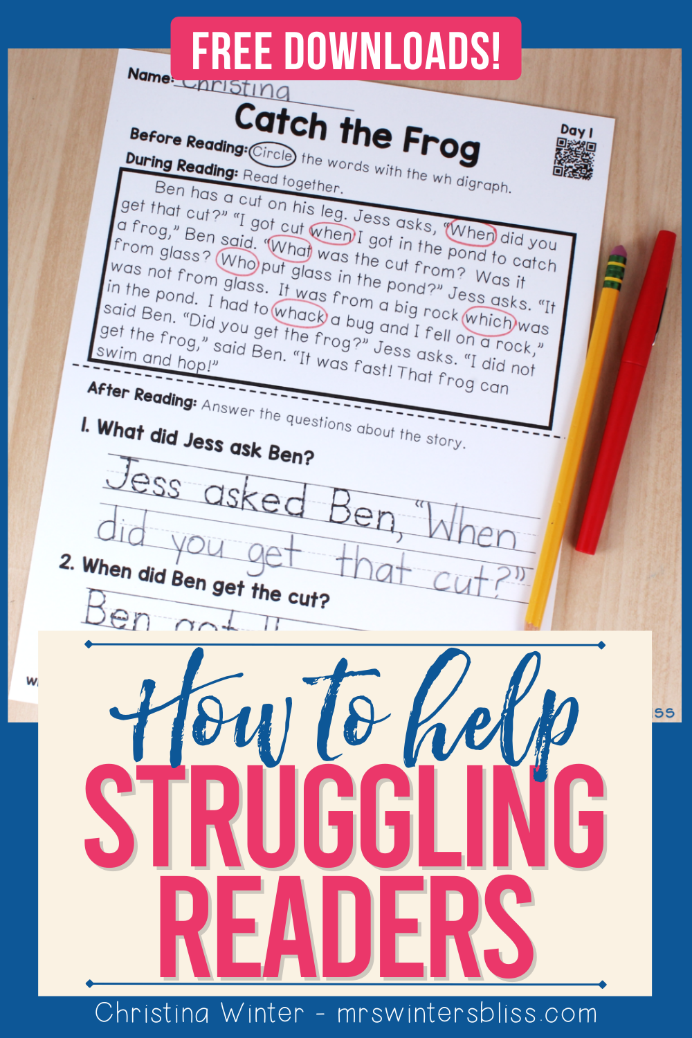 How to Help Struggling Readers - Lead in Literacy - Resources For ...