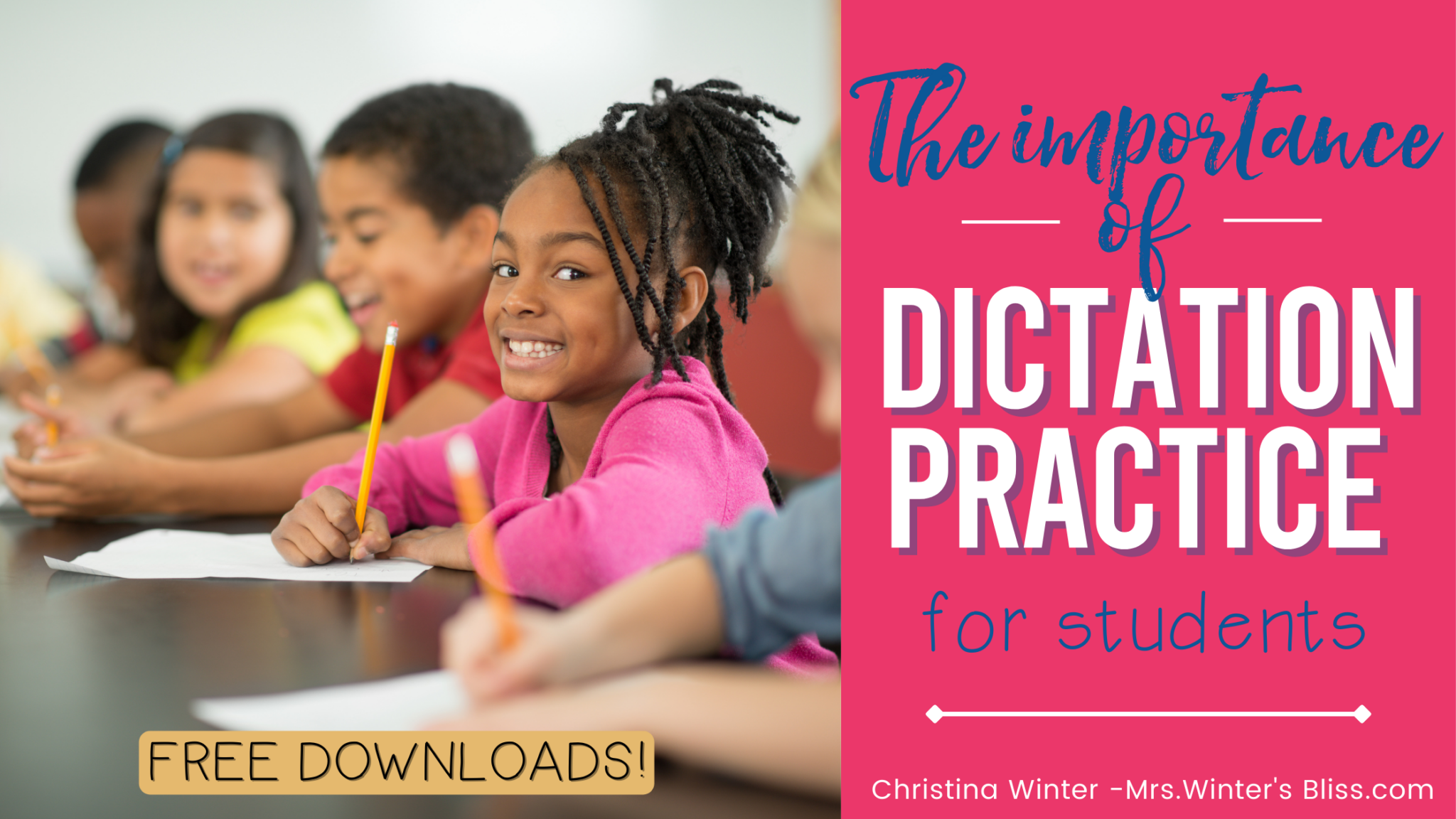 The Importance of Dictation Activities for Students - Lead in Literacy ...