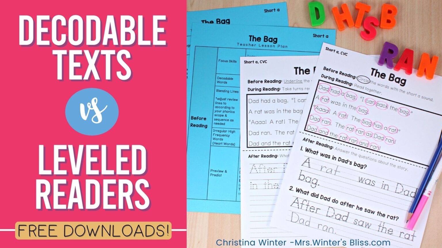 Decodable Texts vs. Leveled Readers - Lead in Literacy - Resources For ...