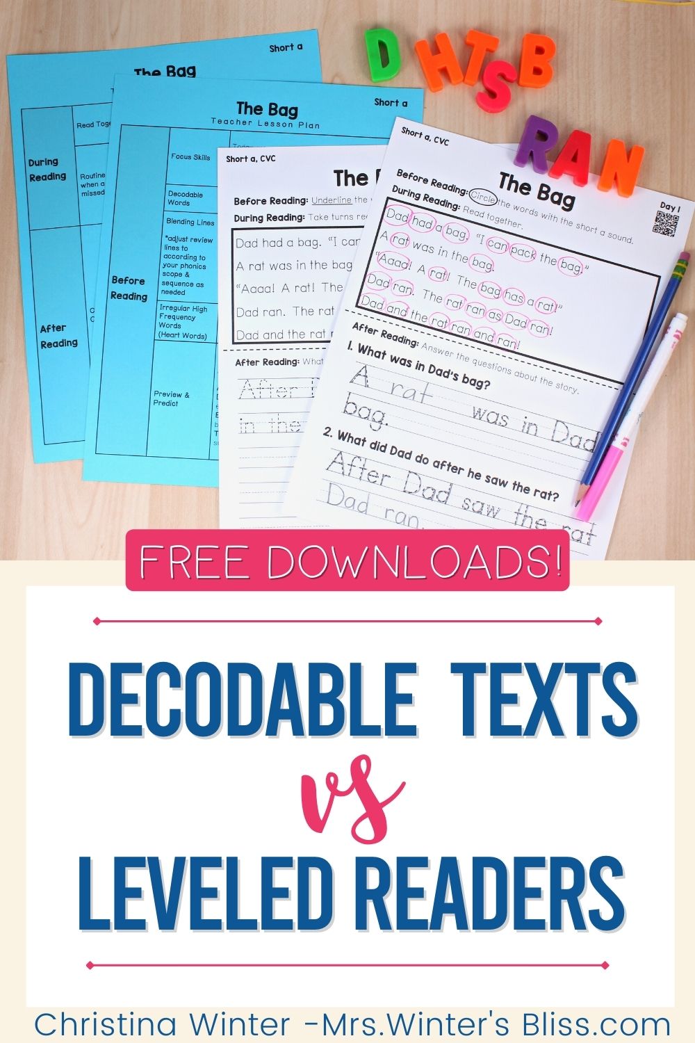 Decodable Texts vs. Leveled Readers - Lead in Literacy - Resources For ...