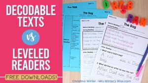 Decodable Texts vs. Leveled Readers - Lead in Literacy - Resources For ...