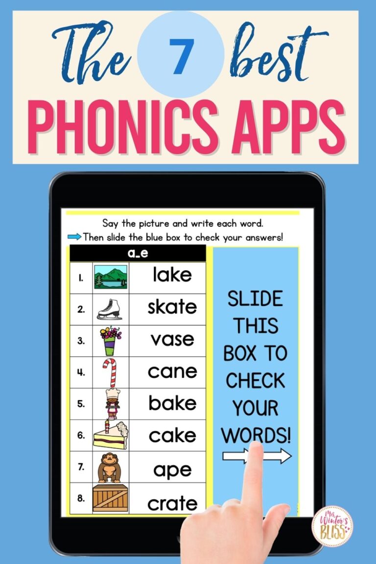 The 7 Best Phonics Apps for Kids - Lead in Literacy - Resources For ...