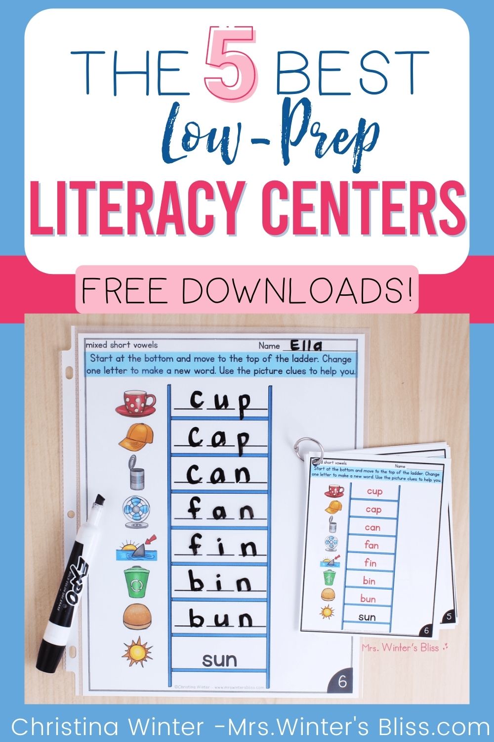 The 5 Best Low-Prep Literacy Centers - Lead in Literacy - Resources For ...