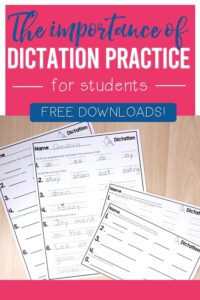 The Importance of Dictation Activities for Students - Lead in Literacy ...