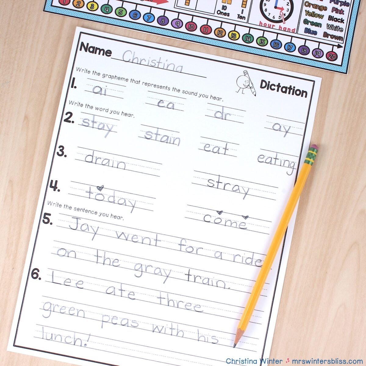 FREE Dictation Practice Activities for K-2 Students - Lead in Literacy ...