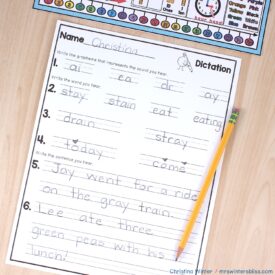 FREE Dictation Practice Activities for K-2 Students - Lead in Literacy ...