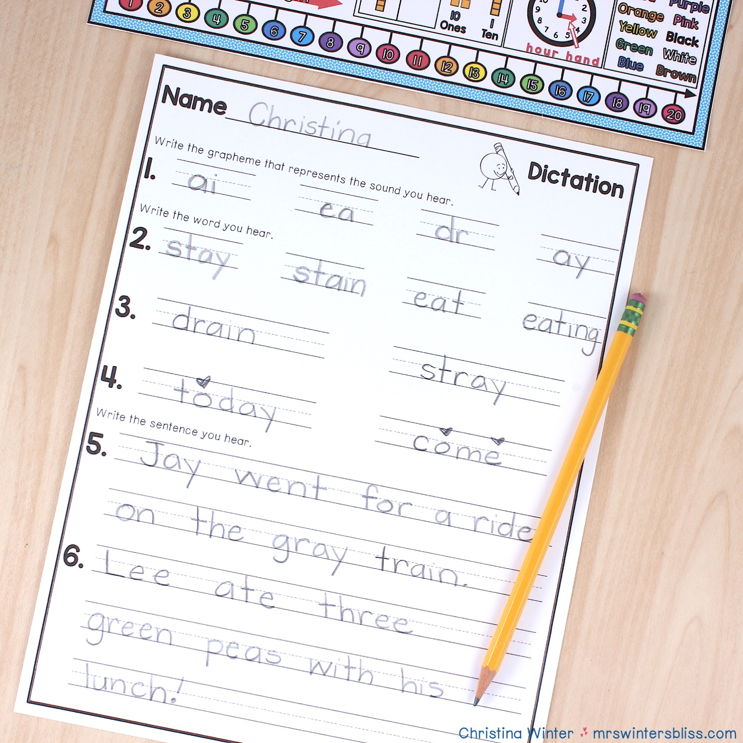 FREE Dictation Practice Activities for K-2 Students - Lead in Literacy ...