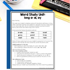 Weekly Word Study Units for K-3 - Lead in Literacy - Resources For ...