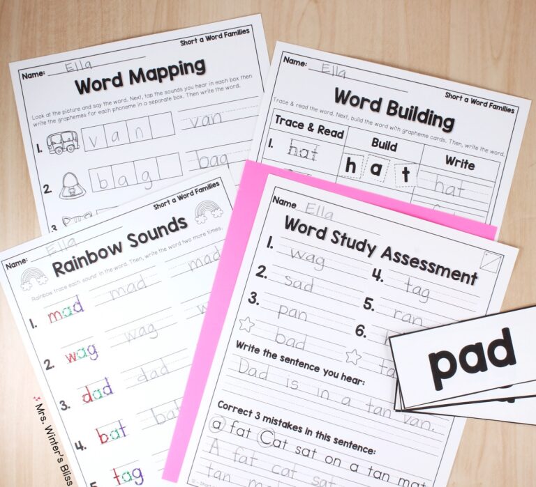 Free Spelling Activities - Lead in Literacy - Resources For ...