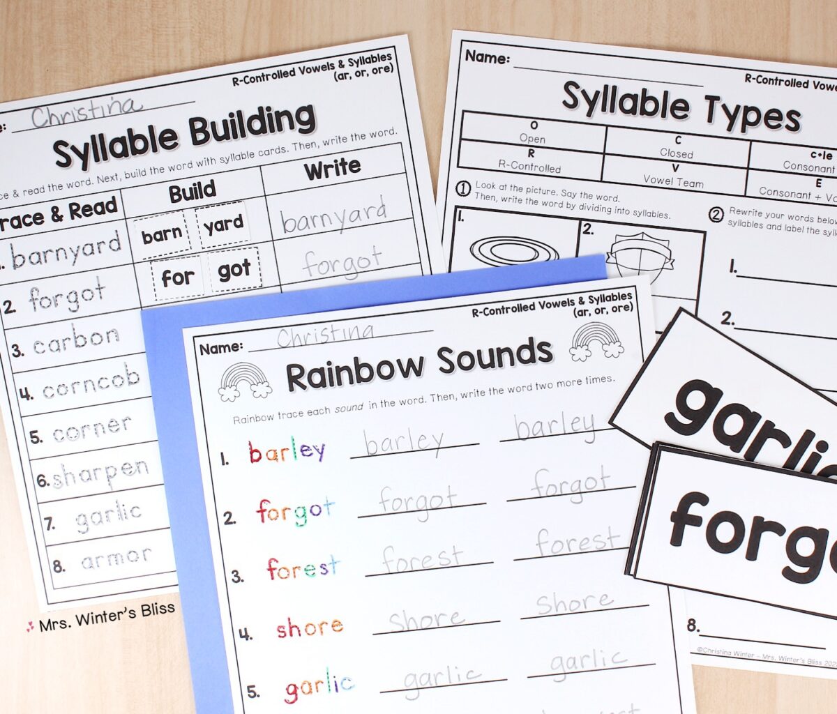 Weekly Word Study Units for K-3 - Lead in Literacy - Resources For ...