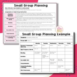 The 90 Min Literacy Block: Small Group Instruction - Lead in Literacy ...