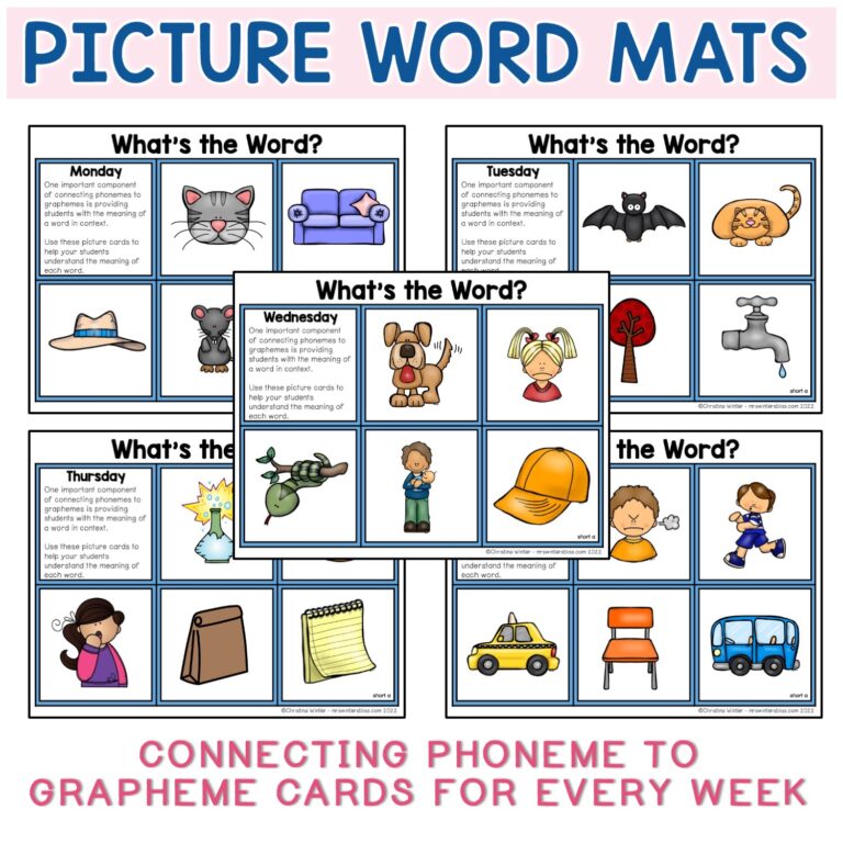 Phonemic Awareness Lesson Plans for Kindergarten and First Grade - Lead ...