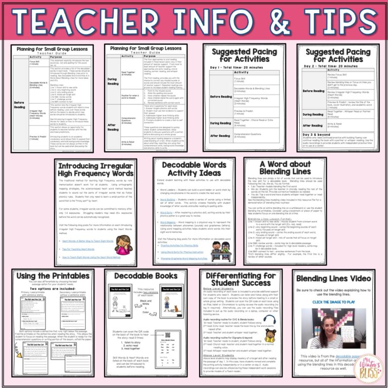 FREE Decodable Books with Comprehension Questions - Lead in Literacy ...