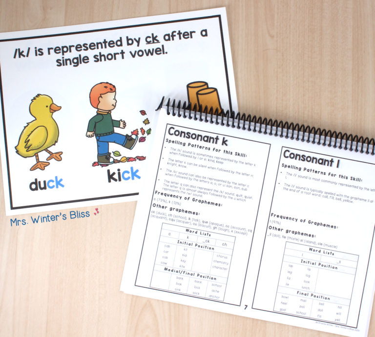 Common Phonics Spelling Rules Explained - Mrs. Winter's Bliss ...
