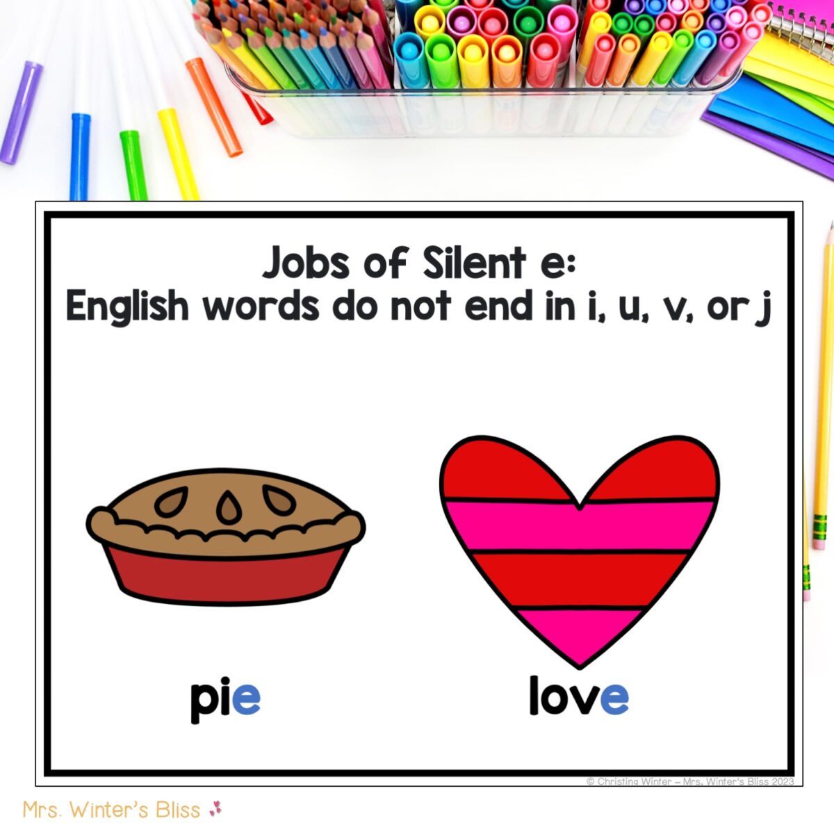 The 8 Jobs of Silent e - Lead in Literacy - Resources For Kindergarten ...