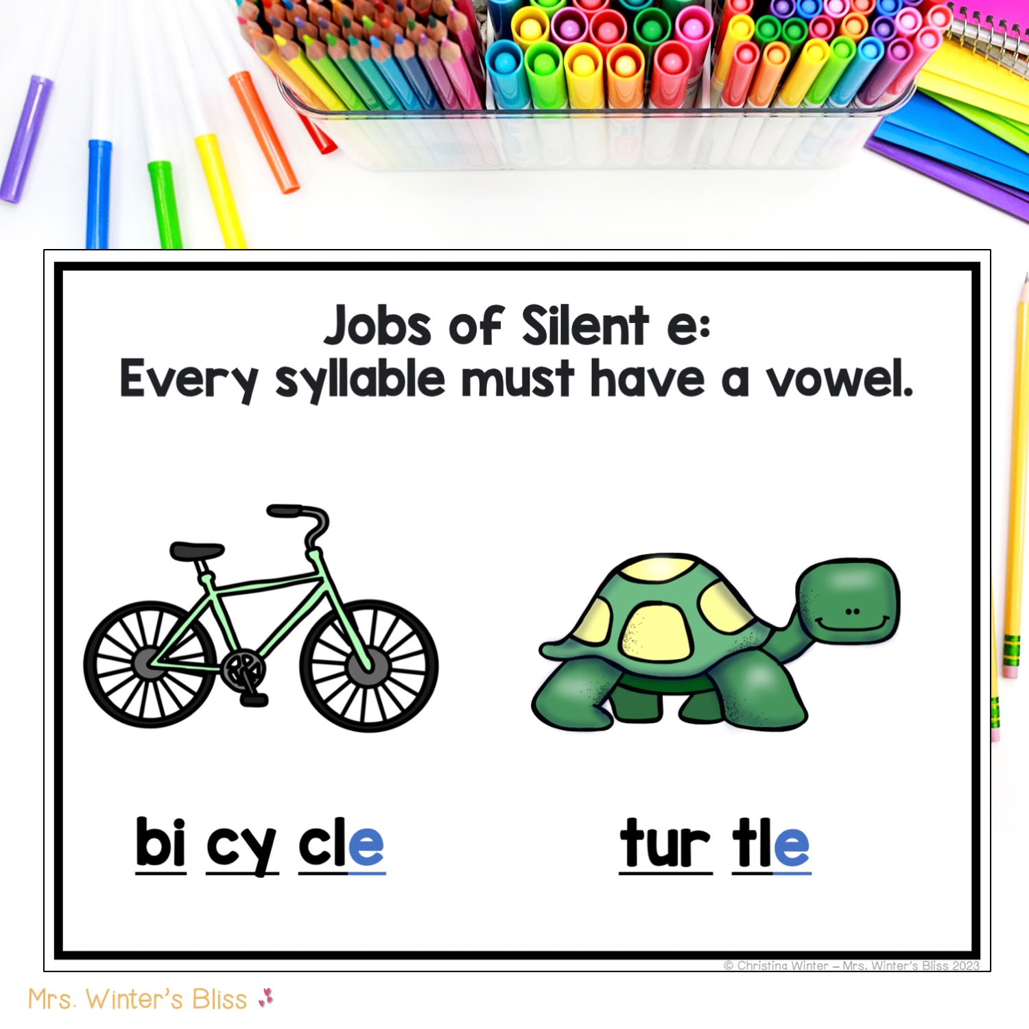 The 8 Jobs of Silent e - Lead in Literacy - Resources For Kindergarten ...