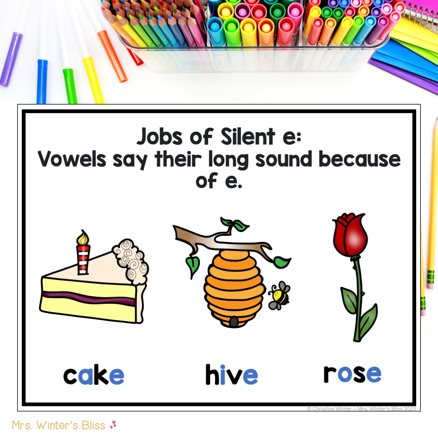 The 8 Jobs of Silent e - Lead in Literacy - Resources For Kindergarten ...