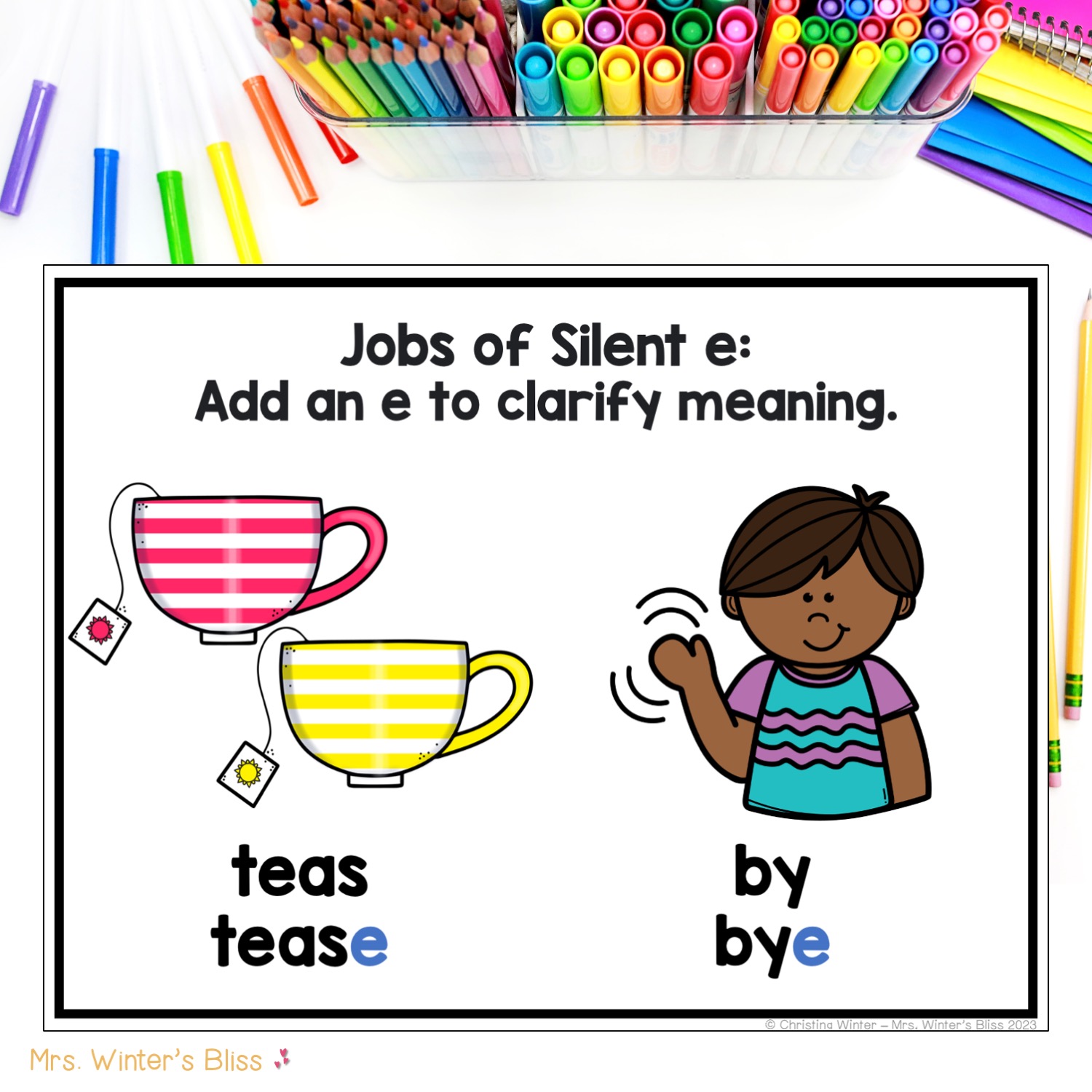The 8 Jobs of Silent e - Lead in Literacy - Resources For Kindergarten ...