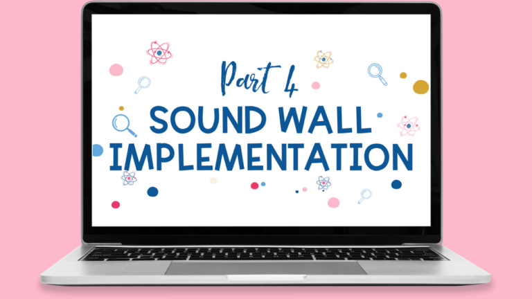 The Science of Sound Walls - Lead in Literacy - Resources For ...