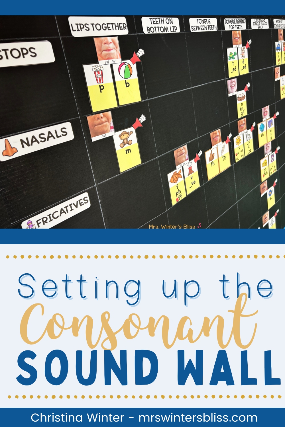 Setting up the Consonant Sound Wall - Lead in Literacy - Resources For ...