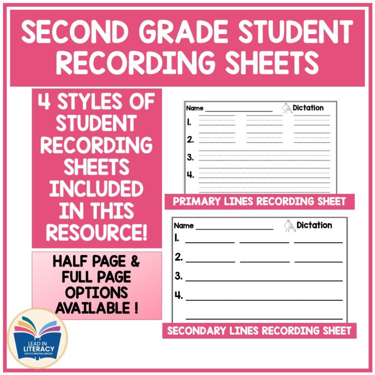 Dictation MEGA Bundle - Kindergarten, 1st, 2nd Grade - Lead in Literacy ...
