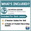 1st Grade Dictation - Teacher Guide & Student Printables - Lead in ...