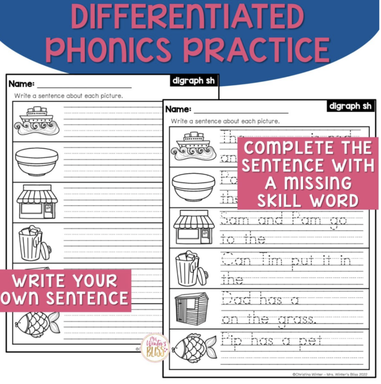 How to Teach Blends and Digraphs - Mrs. Winter's Bliss - Resources For ...