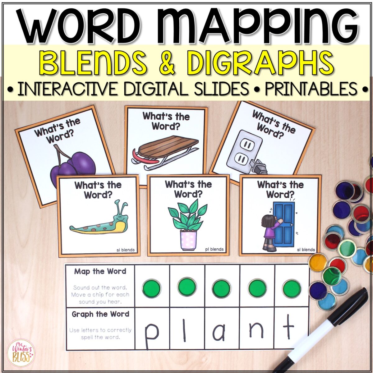 How to Teach Blends and Digraphs - Mrs. Winter's Bliss - Resources For ...