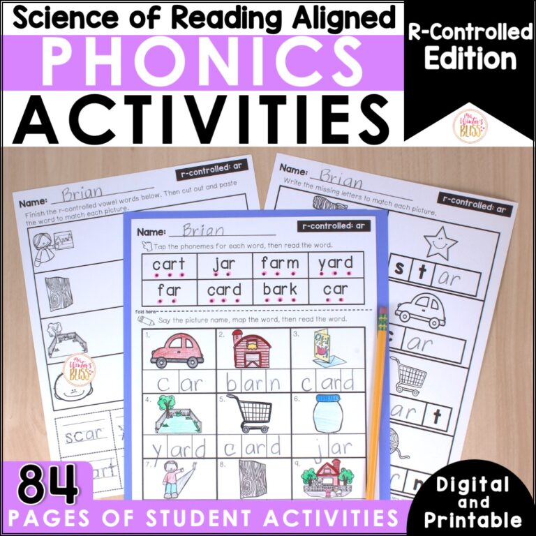 How to Teach R-Controlled Vowels - Lead in Literacy - Resources For ...