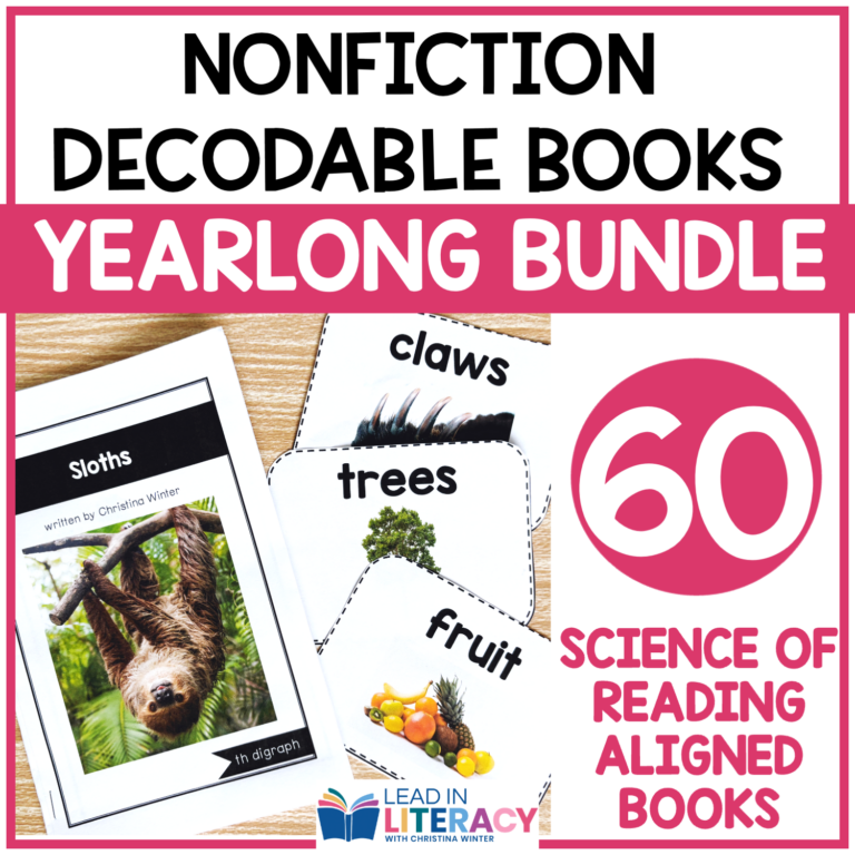 Non-Fiction Decodable Readers - Lead in Literacy - Resources For ...