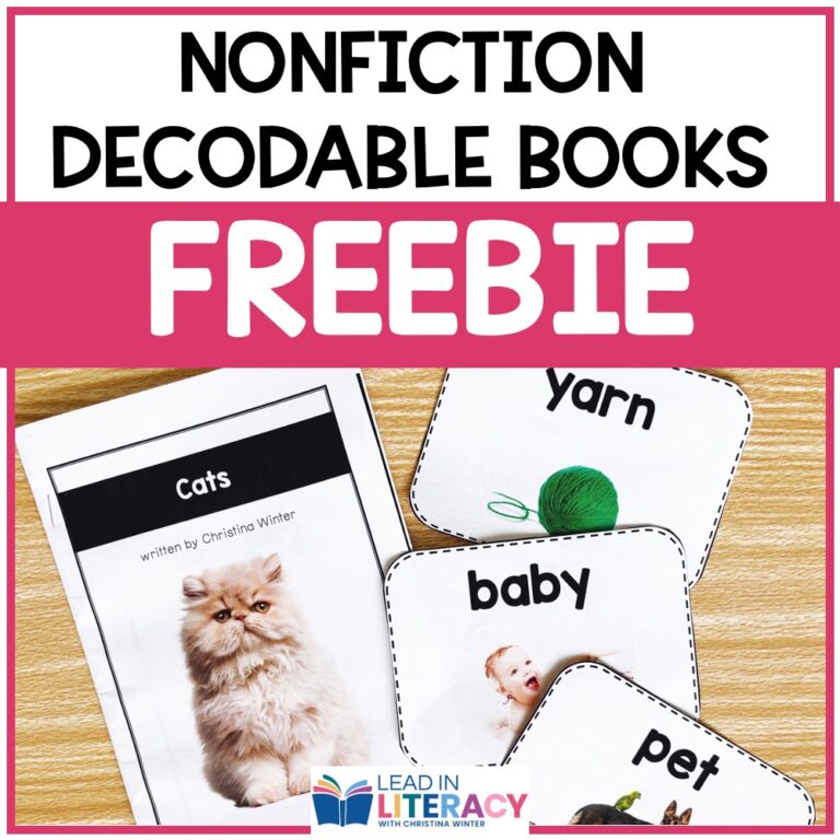 Non-Fiction Decodable Readers - Lead in Literacy - Resources For ...