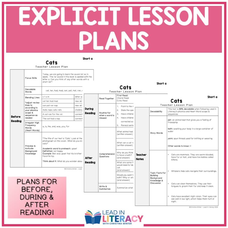 FREE Nonfiction Decodable Books - Teacher Lesson Plans, Comprehension ...