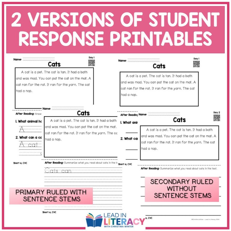 FREE Nonfiction Decodable Books - Teacher Lesson Plans, Comprehension ...