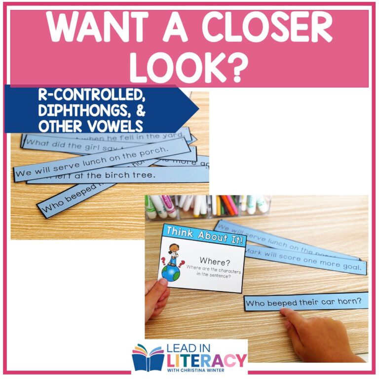 Decodable Sentence Partner Center - BUNDLE - Lead in Literacy ...