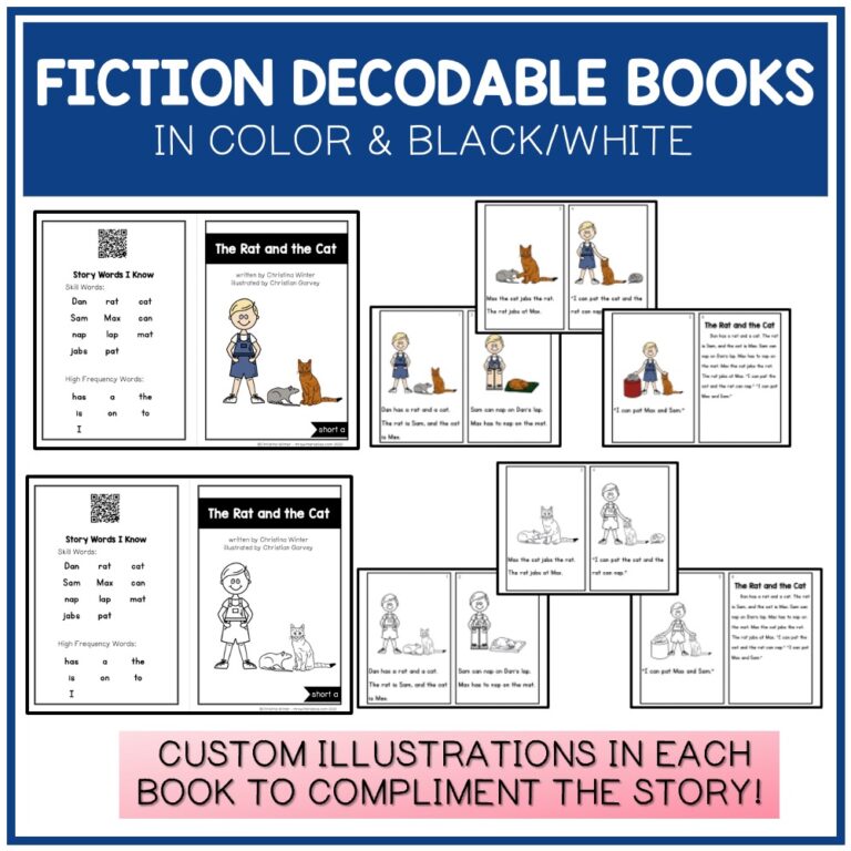 Fiction & Nonfiction Decodable Books with Lesson Plans MEGA BUNDLE ...
