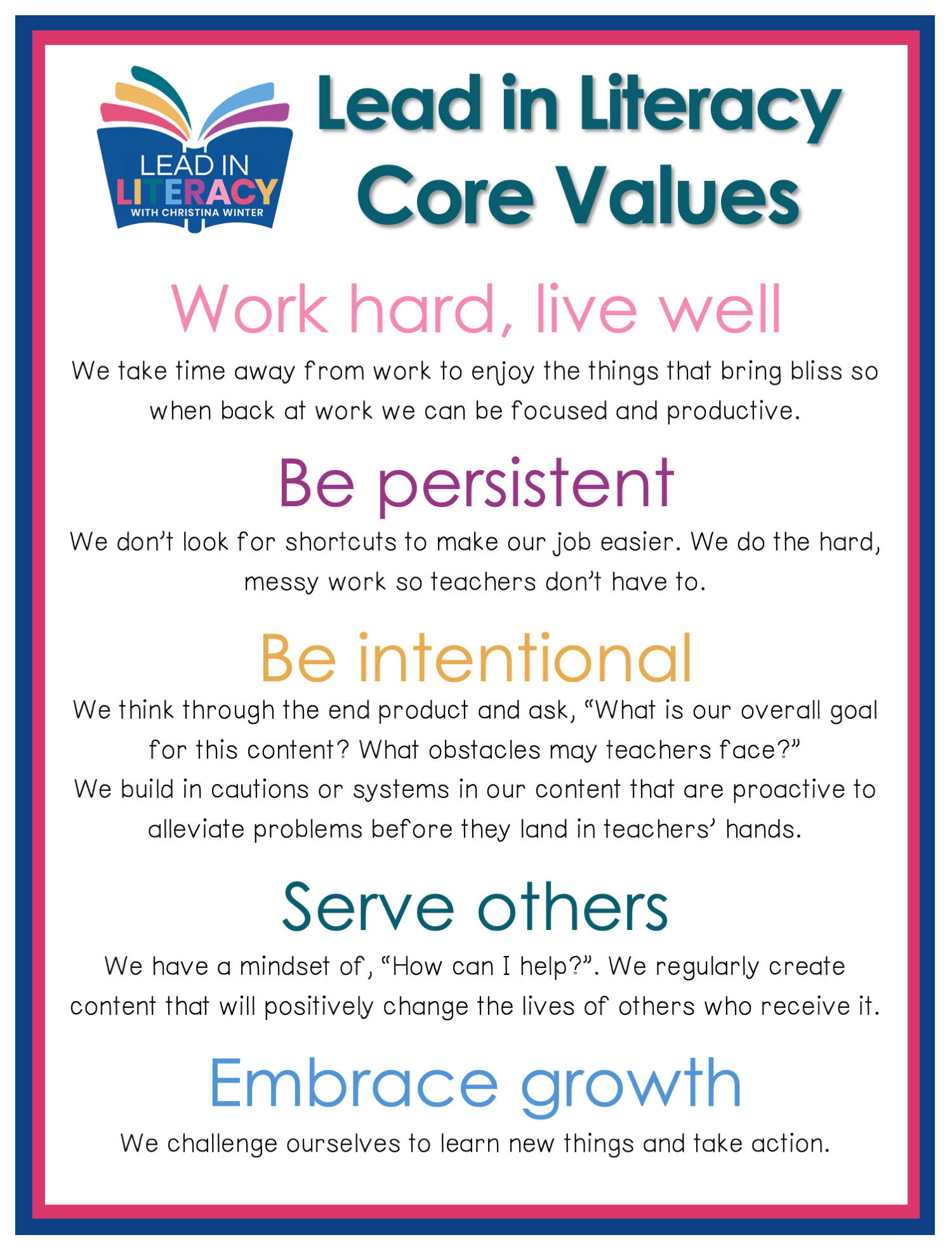 - Lead in Literacy - Resources For Kindergarten, 1st & 2nd Grade