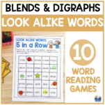 The Best Practice Activities for Blends and Digraphs - Lead in Literacy ...